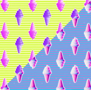 ポップ＆トロピカルなソフトクリーム Vaporwave Ice Cream – jumble shop one ブログ