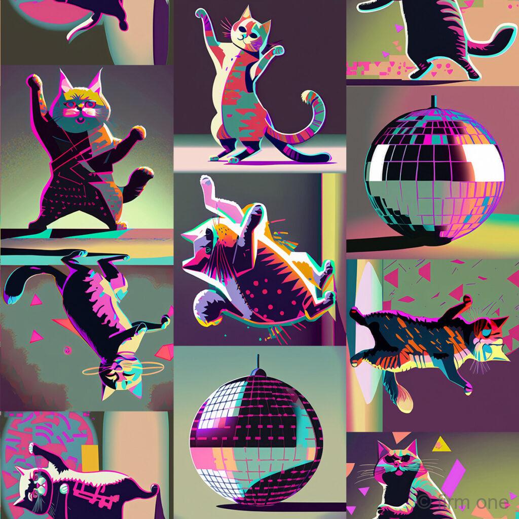 猫ダンス Saturday Night Cat Fever – jumble shop one ブログ